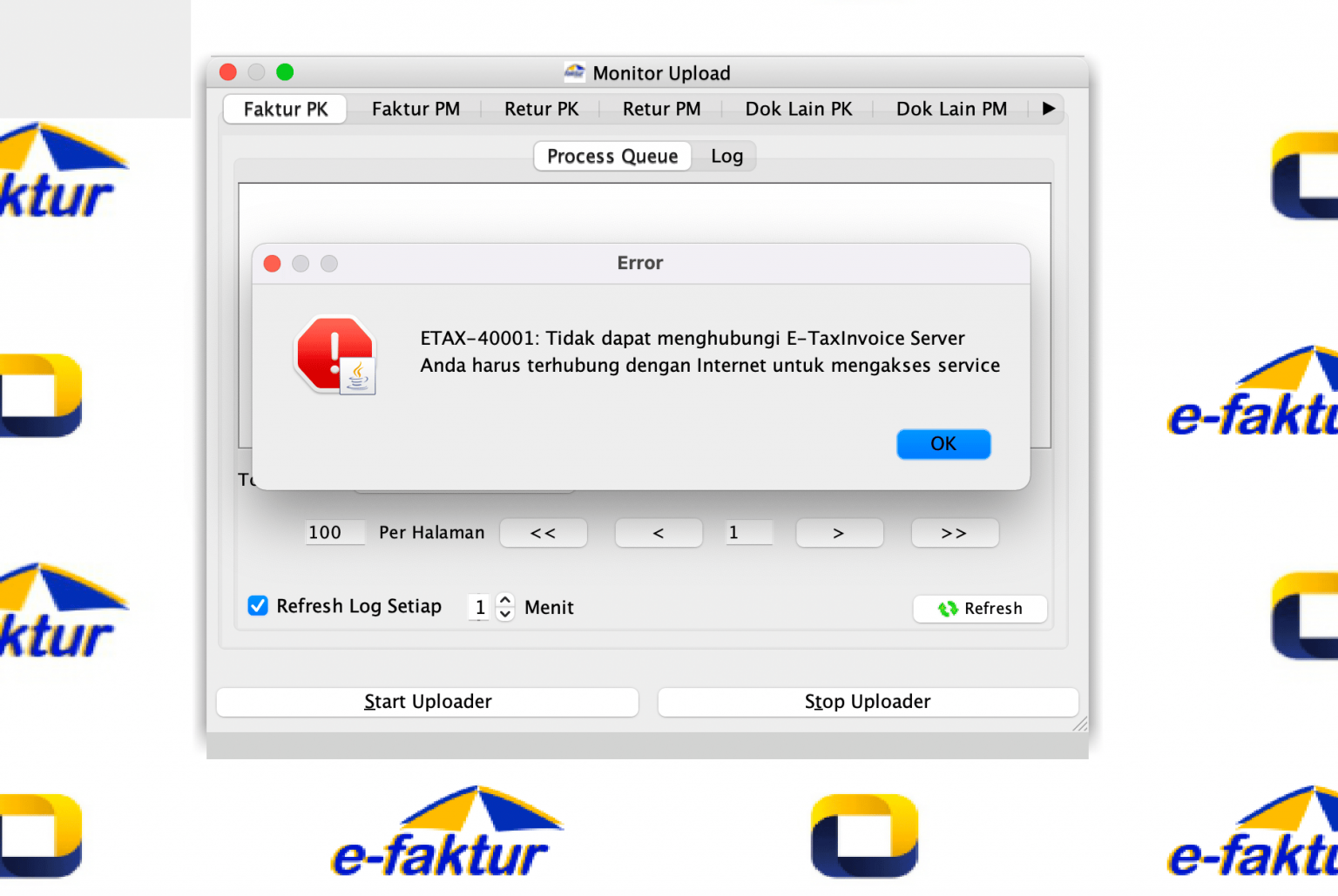 Cara Mengatasi Etax 40001 - Blog Online Pajak