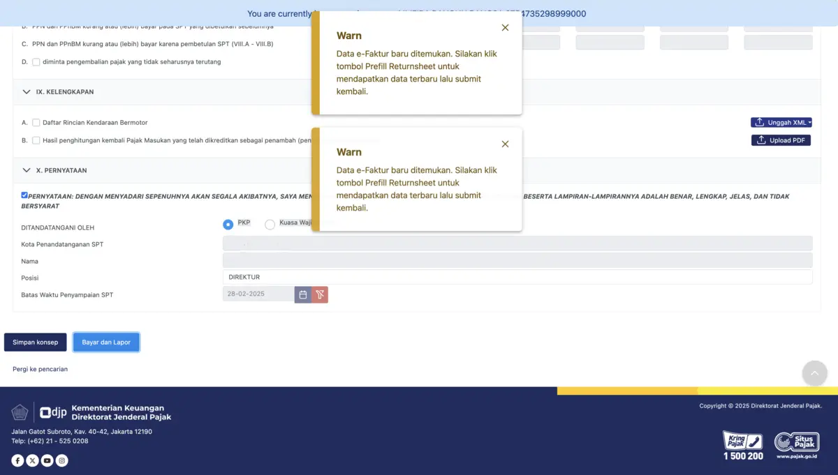 Error SPT PPN Coretax - Blog Online Pajak