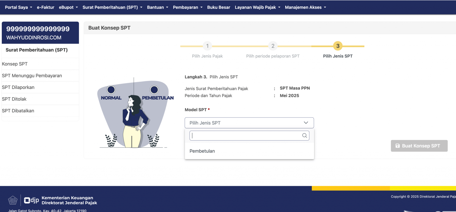 Cara Membuat Pembetulan SPT di Coretax - Blog Online Pajak