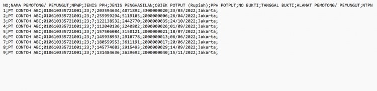 Impor Bukti Potong di Eform - Blog Online Pajak